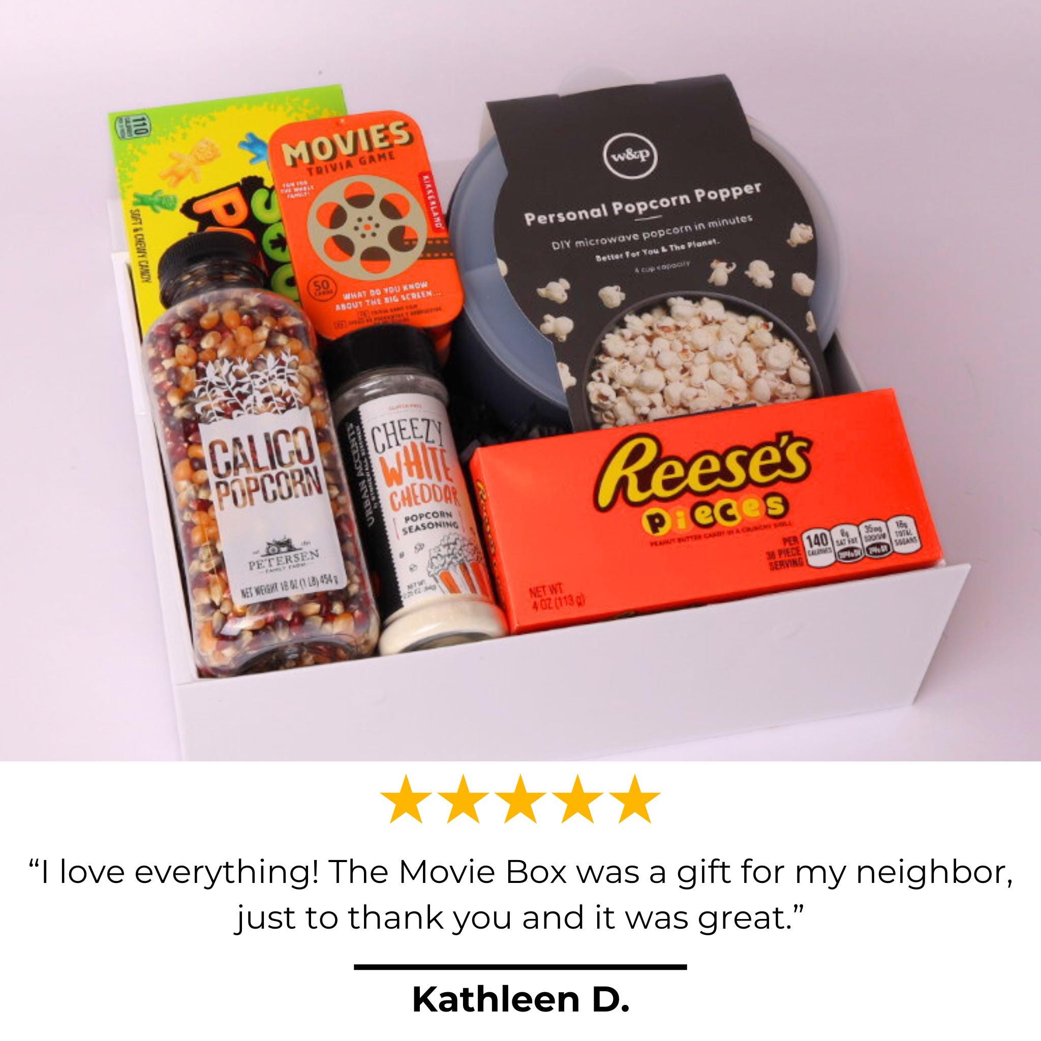 Movie Night Gift Basket - Etsy