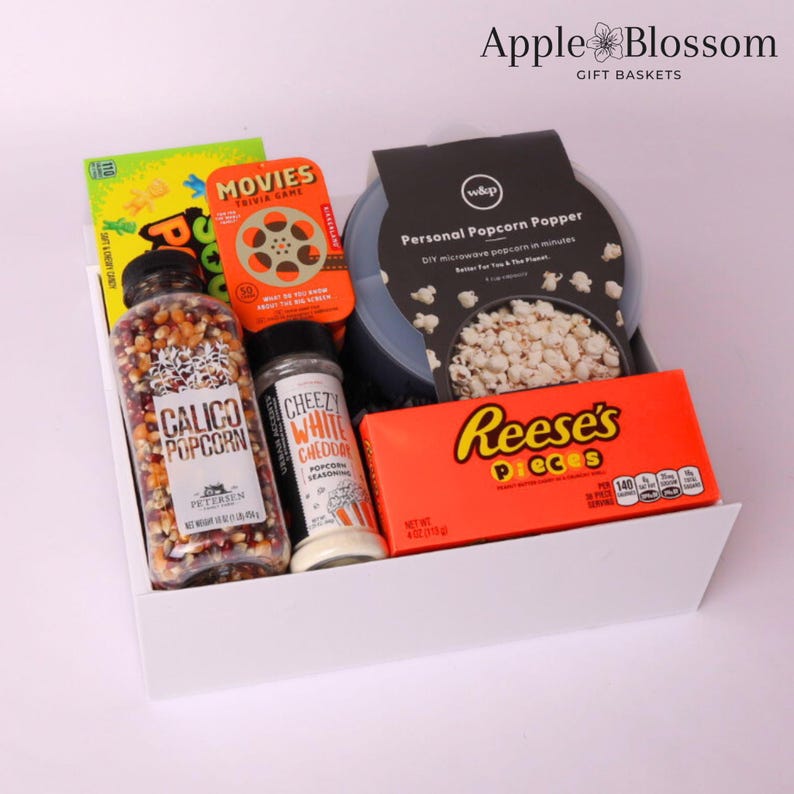 Movie Night Gift Basket - Etsy