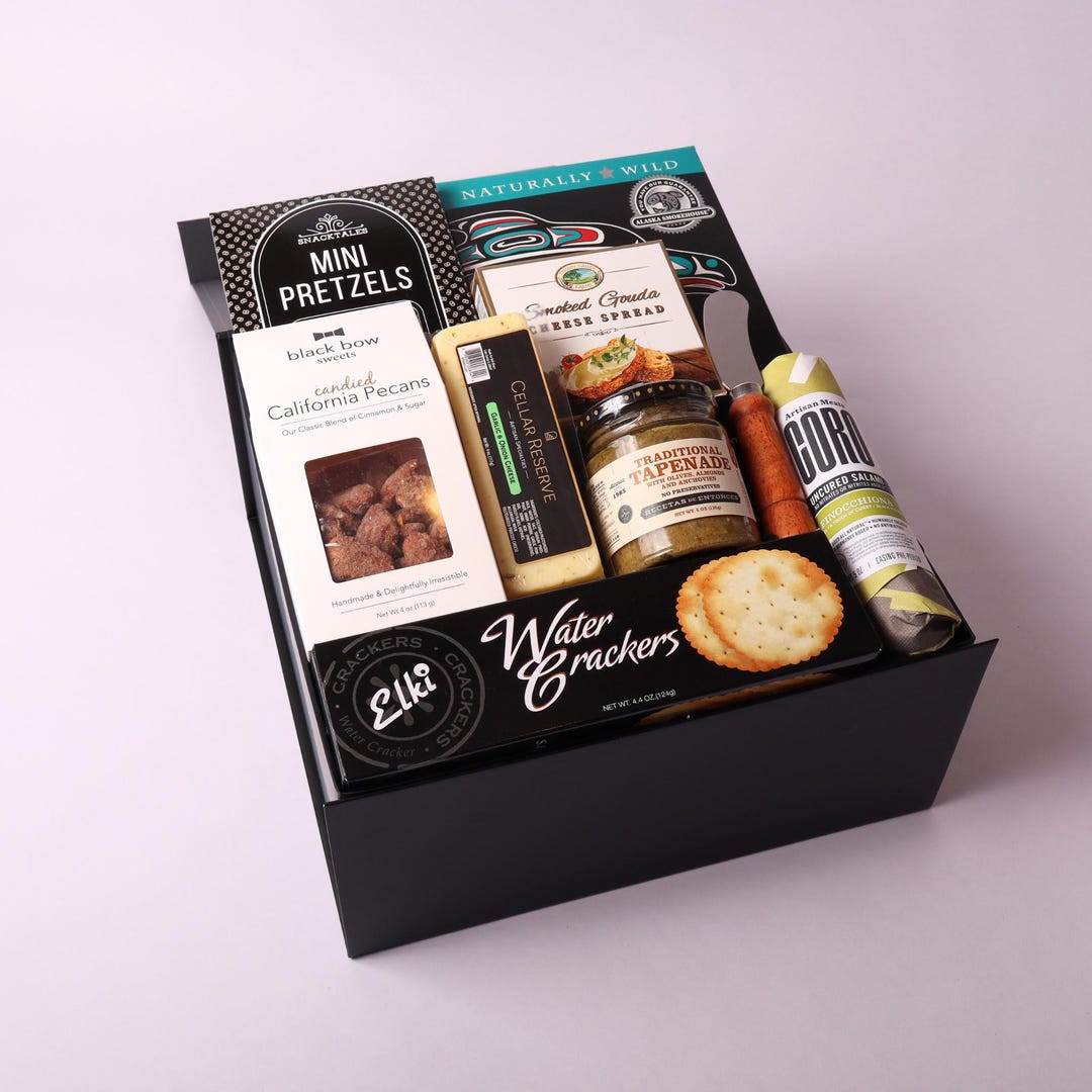 Charcuterie Gift Box | Gourmet Gift Sets | Hostess Gift Basket - Etsy