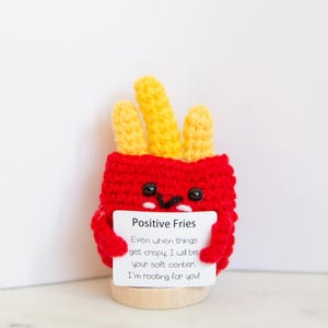 Crochet Emotional Support Buddy: Handmade Positive Gift - Etsy
