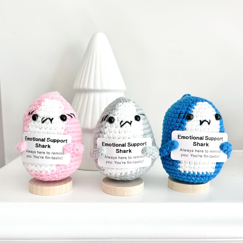 Crochet Emotional Support Buddy: Handmade Positive Gift - Etsy