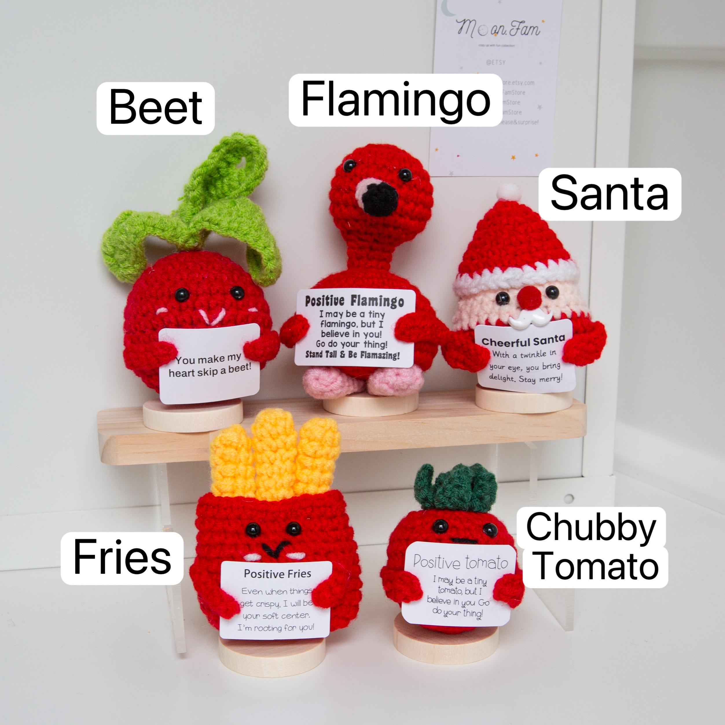 Crochet Emotional Support Buddy: Handmade Positive Gift - Etsy