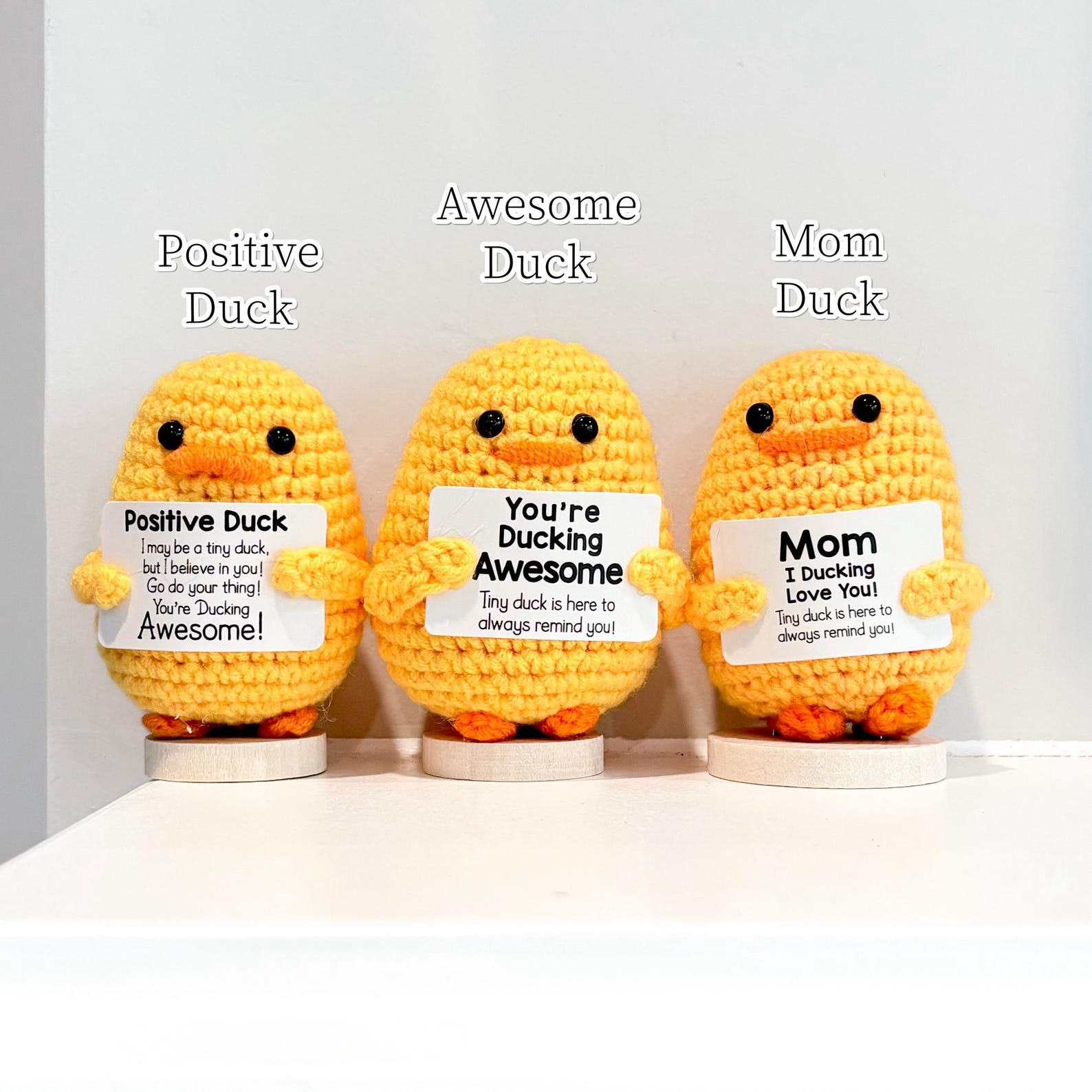 Crochet Emotional Support Buddy: Handmade Positive Gift - Etsy