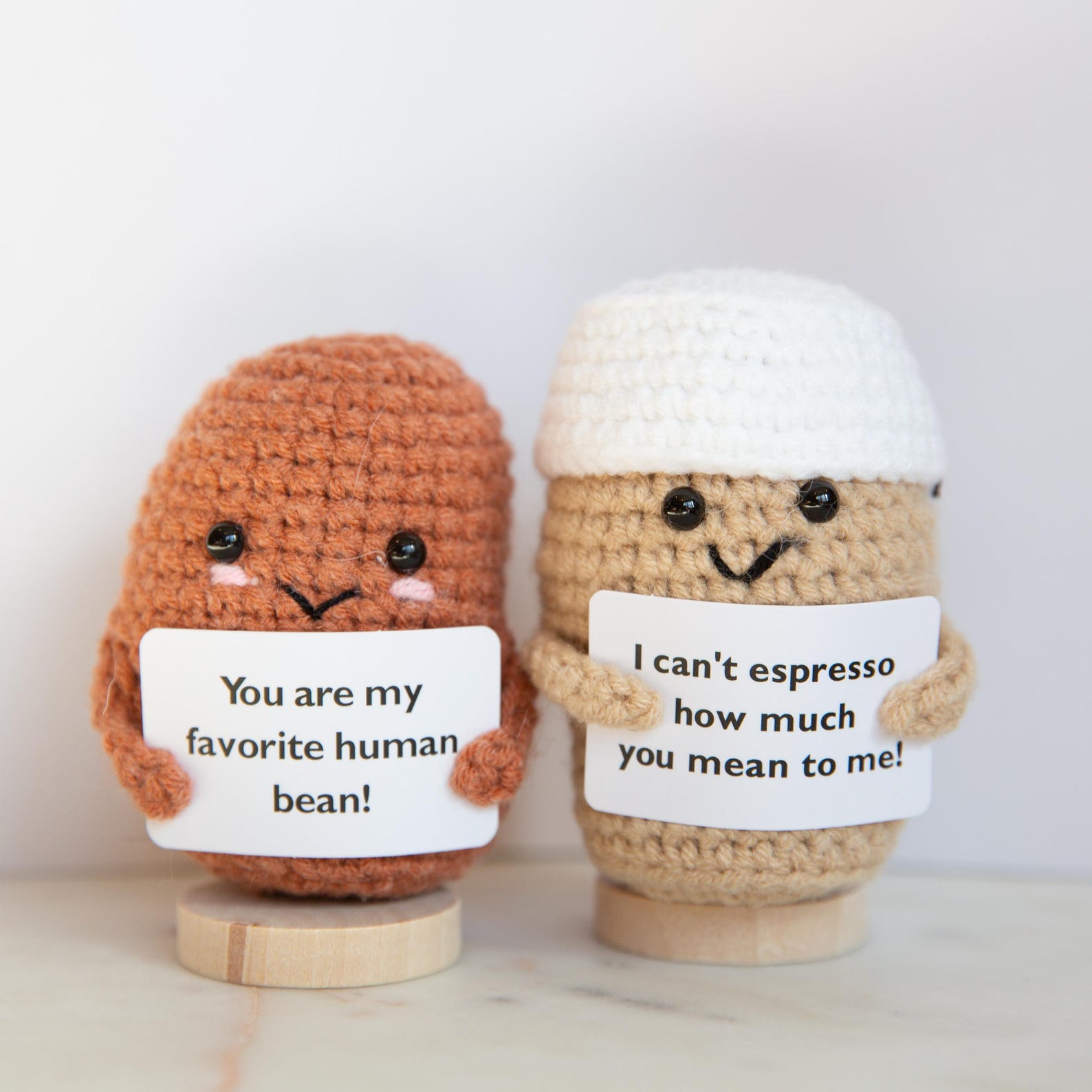 Crochet Emotional Support Buddy: Handmade Positive Gift - Etsy