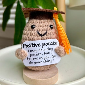 Crochet Egg Potato| Egg-cellent|handmade Emotional Support Gift ...