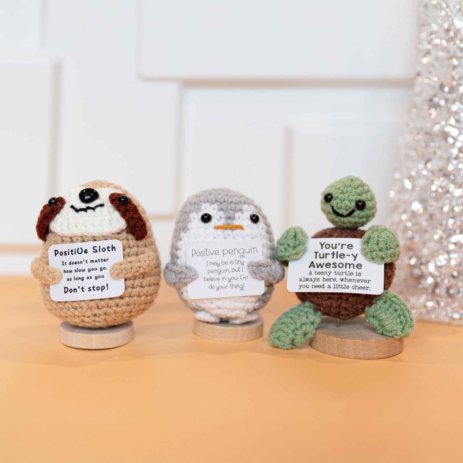 Crochet Emotional Support Buddy: Handmade Positive Gift - Etsy