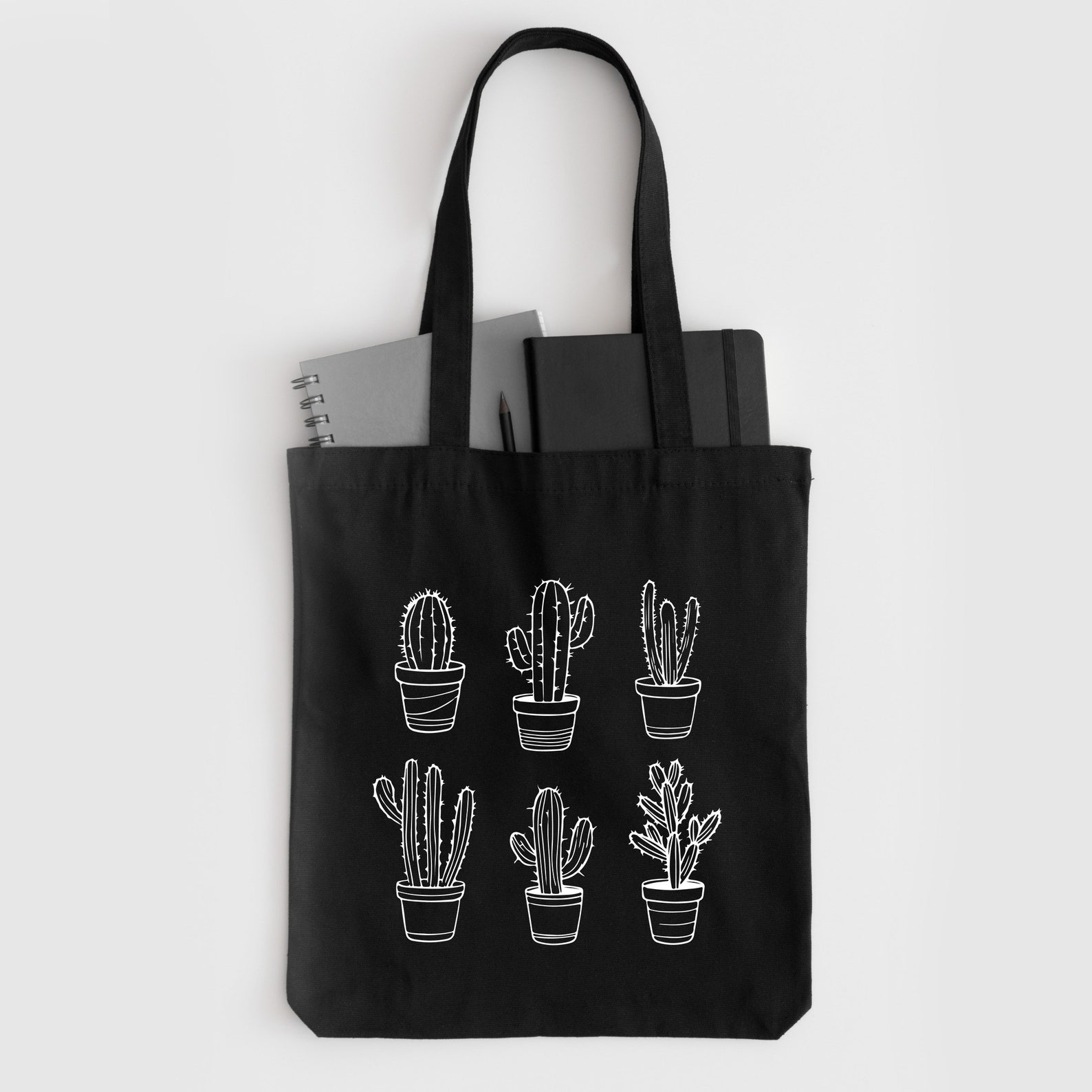 Cactus Tote Bag Cacti Plant Tote Bag Plant Lover Gift Girls - Etsy