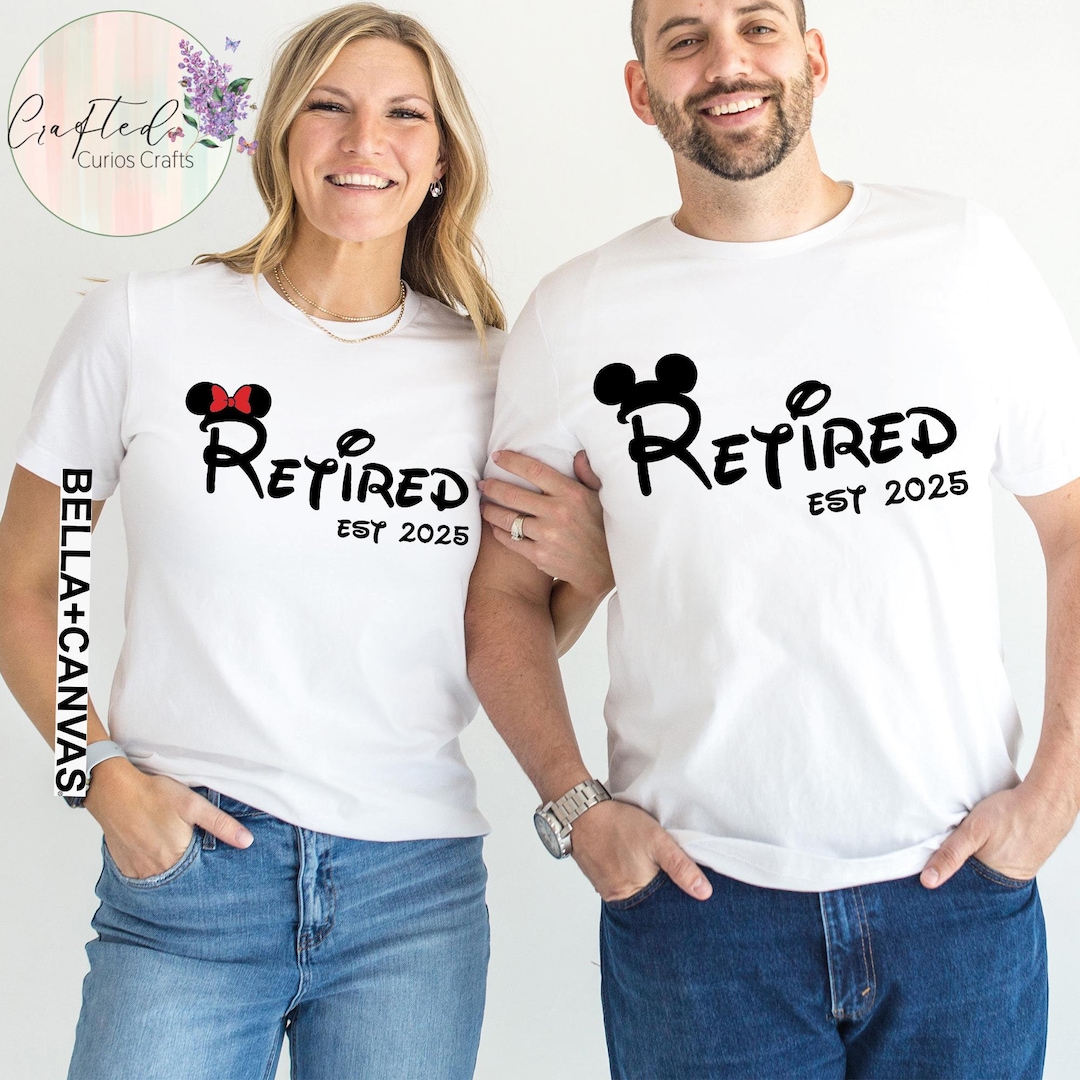 Disney Retired Shirt, Mickey Retirement 2025 Shirt, Minnie Retirement ...
