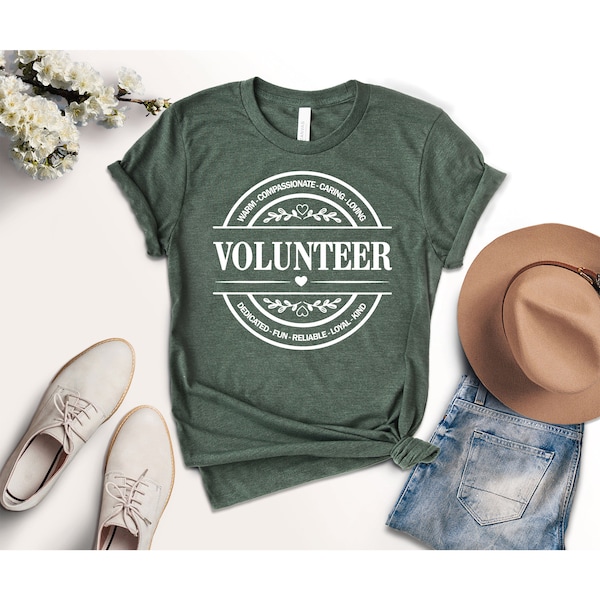 Volunteer Tshirt - Etsy