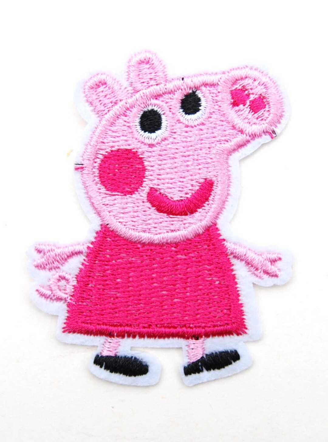 Peppa Pig Embroidered Patch - Etsy