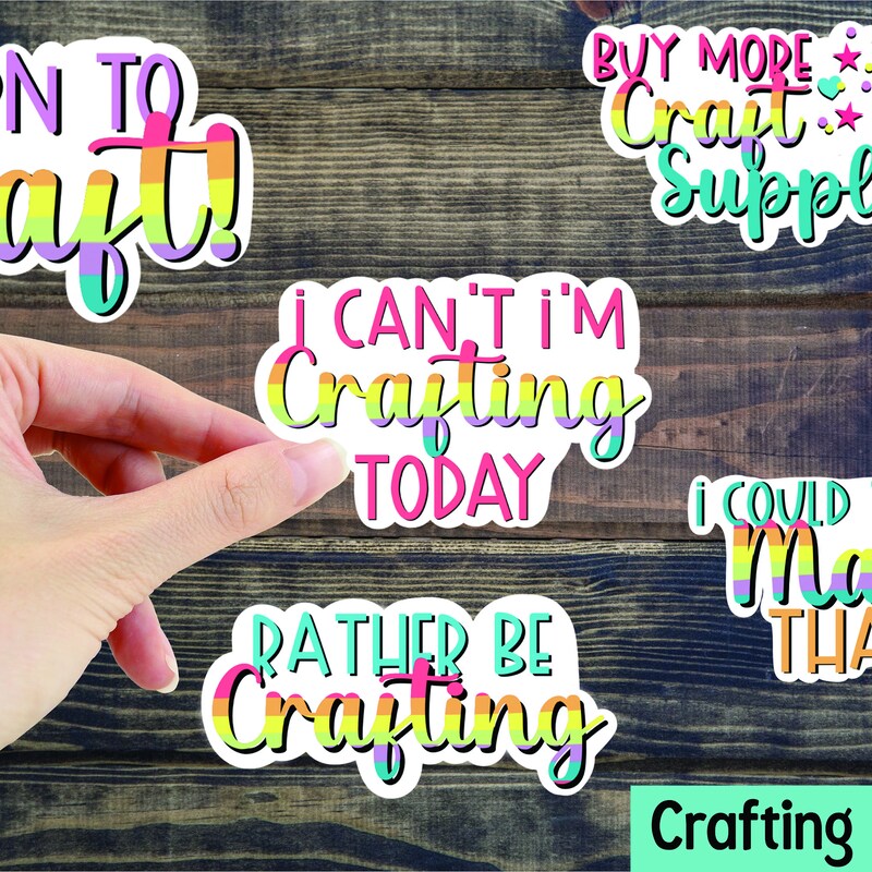 Crafting Stickers - Etsy