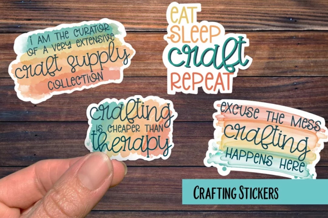 Crafting Stickers, Crafty Stickers, Laptop Stickers, Water Bottle ...