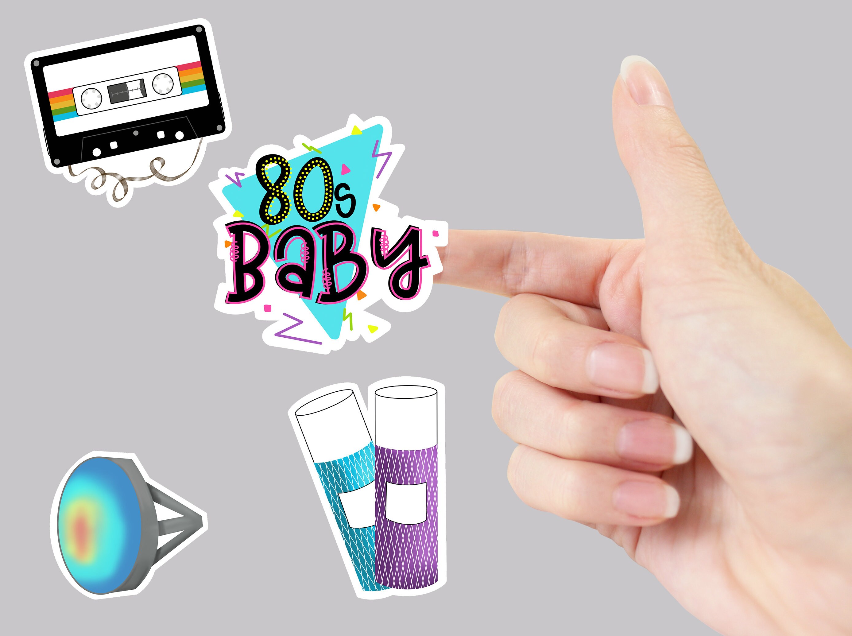 1980s Stickers, 80s Stickers, Vintage Stickers, Laptop Stickers, Water ...