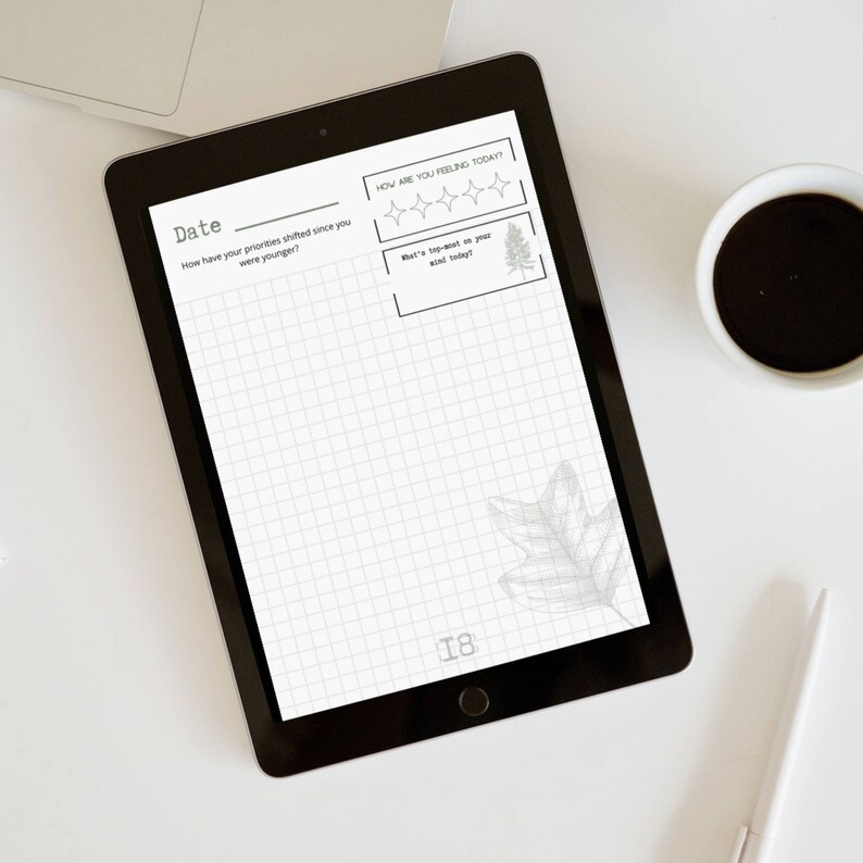 Self-reflection Journal With Prompts for Kindle Scribe, Remarkable ...