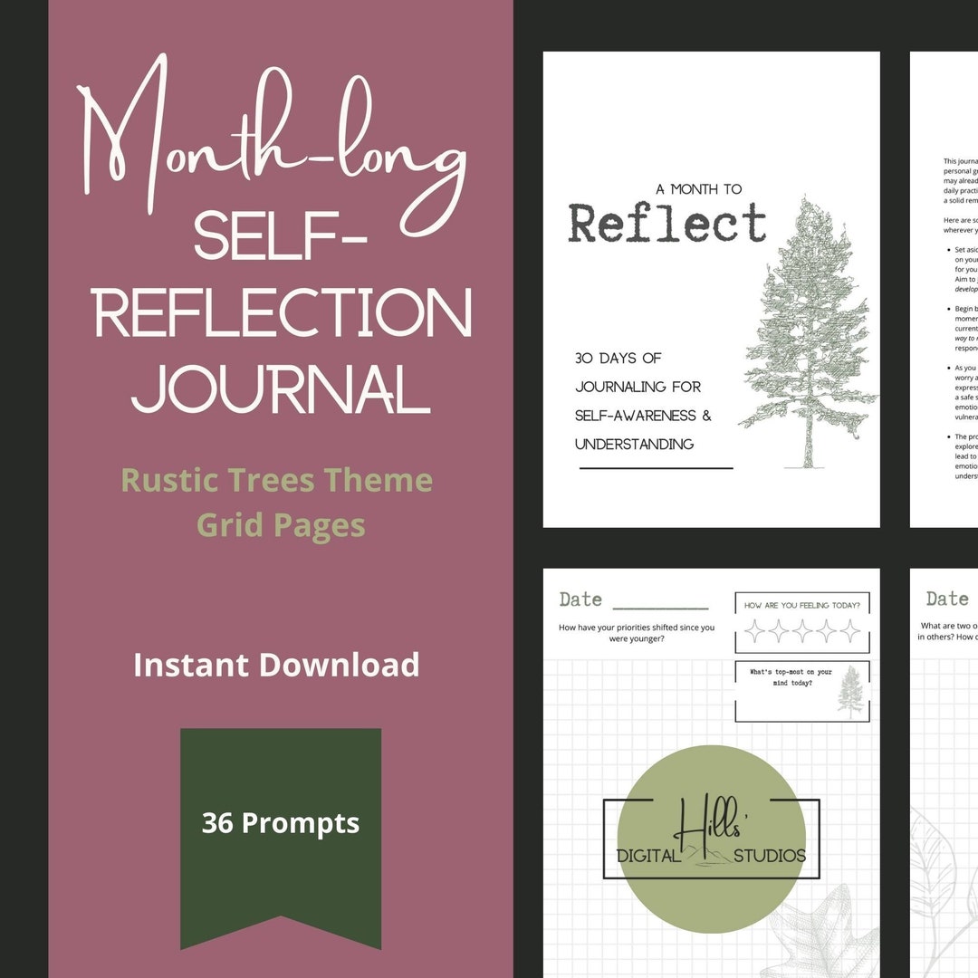 Self-reflection Journal With Prompts for Kindle Scribe, Remarkable ...