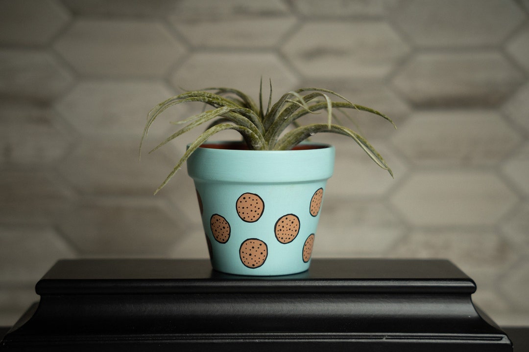 4 Hand Painted Chocolate Chip Cookies Planter - Etsy