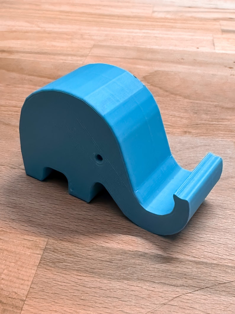 Cute Elephant Phone / Tablet Stand (3D Printed) - Etsy
