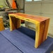 Cedar Live Edge Waterfall Table / Bench - Etsy