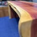 Cedar Live Edge Waterfall Table / Bench - Etsy