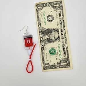 Blood Bag Earrings Fake Blood - Etsy