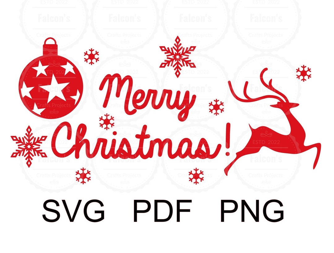 Merry Christmas SVG, Happy Holidays SVG, Digital Download, Cut File ...