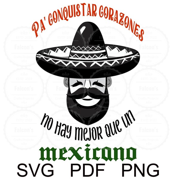 Charro Mexicano Svg - Etsy