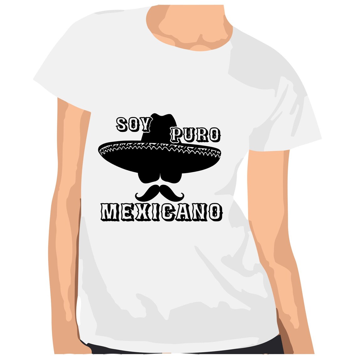 Soy Puro Mexicano SVG, Fiestas Patrias Design (cut File) - Etsy