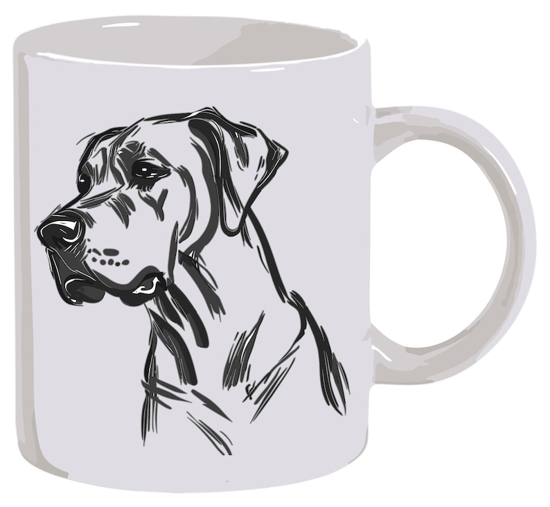 Great Dane SVG, Dog Portrait Clipart, Pet Lover Gift (PNG) - Etsy