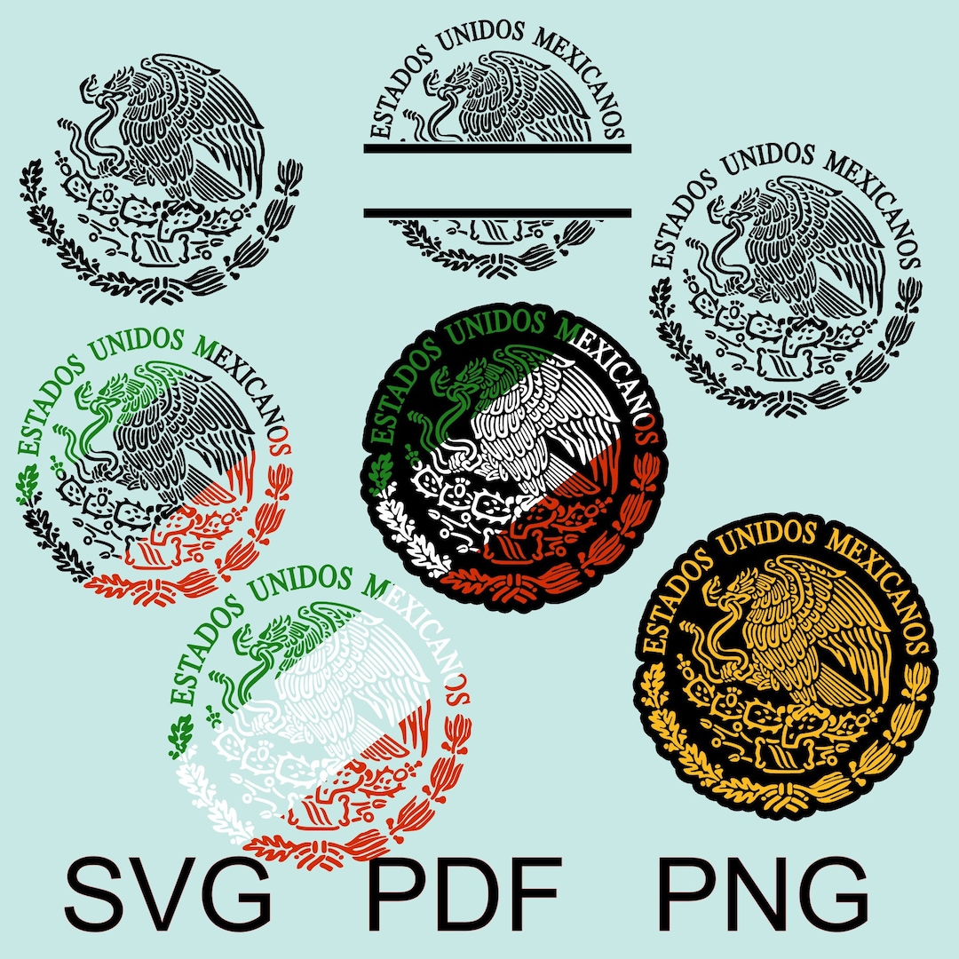 Escudo De Armas Mexicano SVG, Águila Mexicana SVG, Septiembre, Vector ...