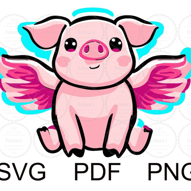 When Pigs Fly Svg - Etsy
