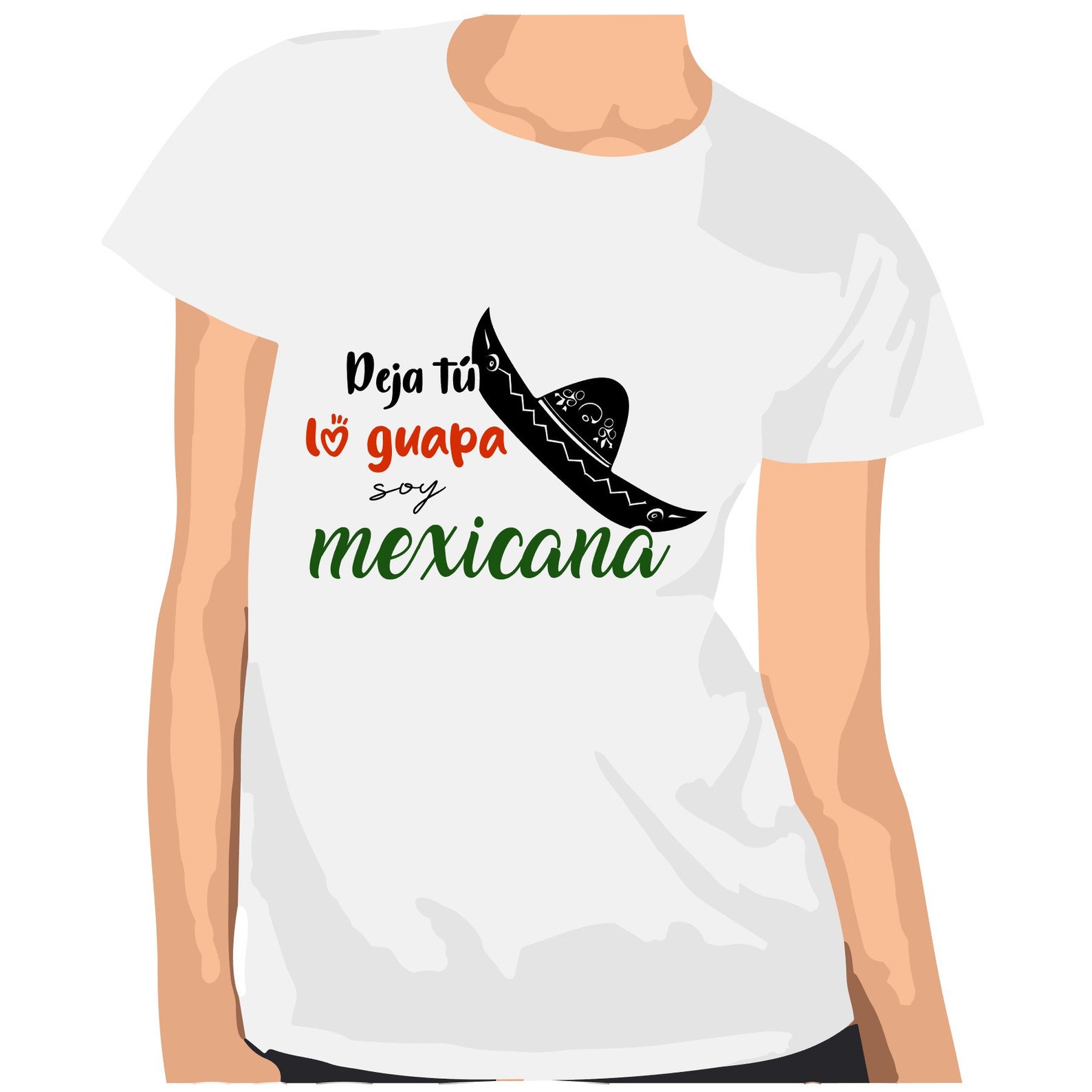 Deja Tu Lo Guapa Soy Mexicana SVG, Fiestas Patrias, Septiembre Mes Patrio, Sublimation Design ...
