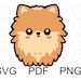 Cute Pomeranian Dog - Layered - SVG - PNG - PDF - Vector -art - Cricut ...
