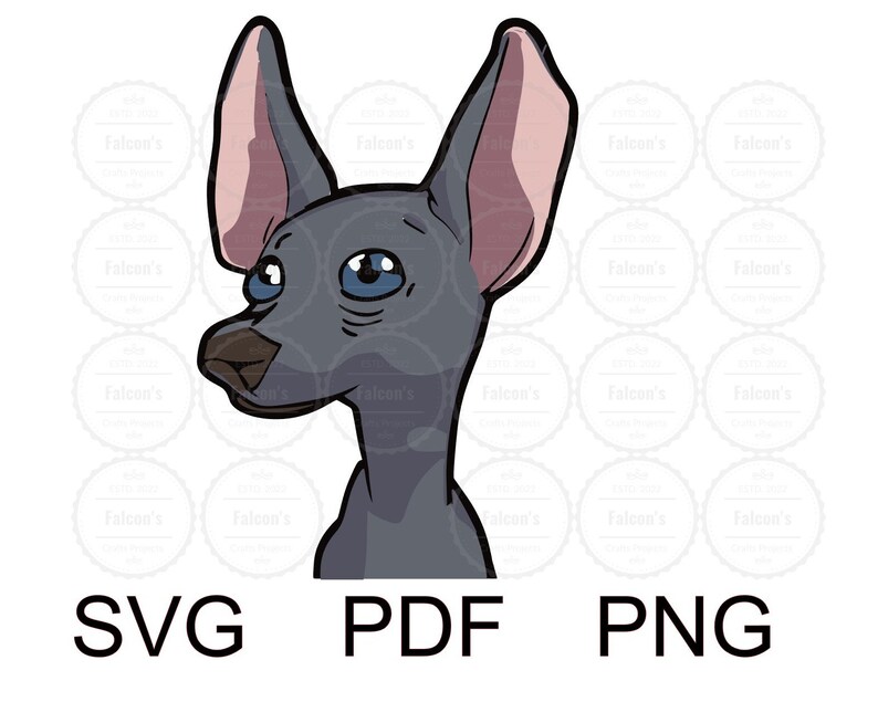 Xoloitzcuintle- Xoloitzcuintli - Mexican Hairless Dog - Layered - SVG ...