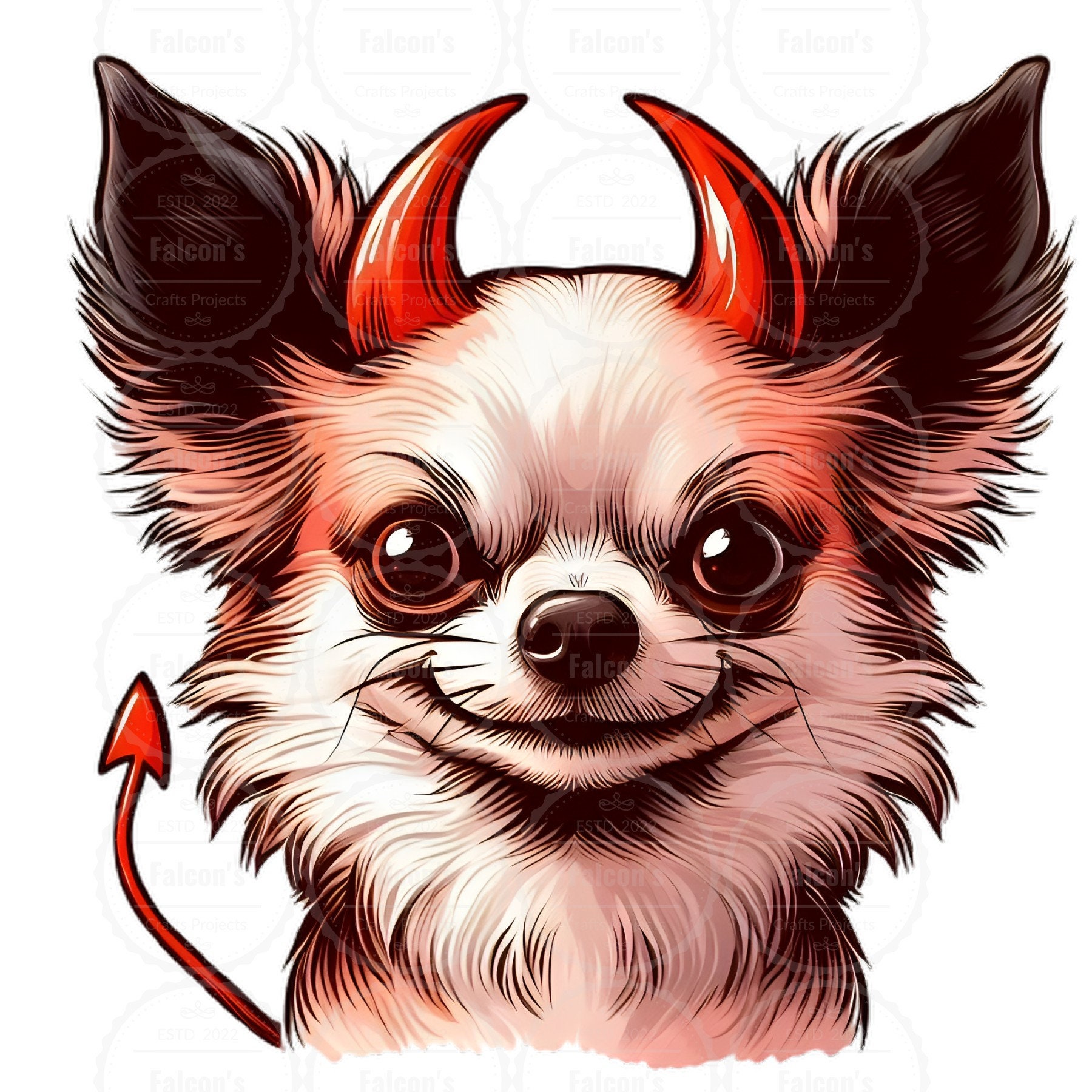 Halloween Dog PNG, Chihuahua PNG, Devil Dog, Chihuahua Dog, Sublimation ...