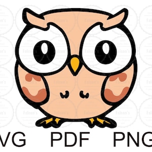 Owl SVG, Cute Owl Svg, Little Owl Svg - Layered - PNG - PDF - Vector ...