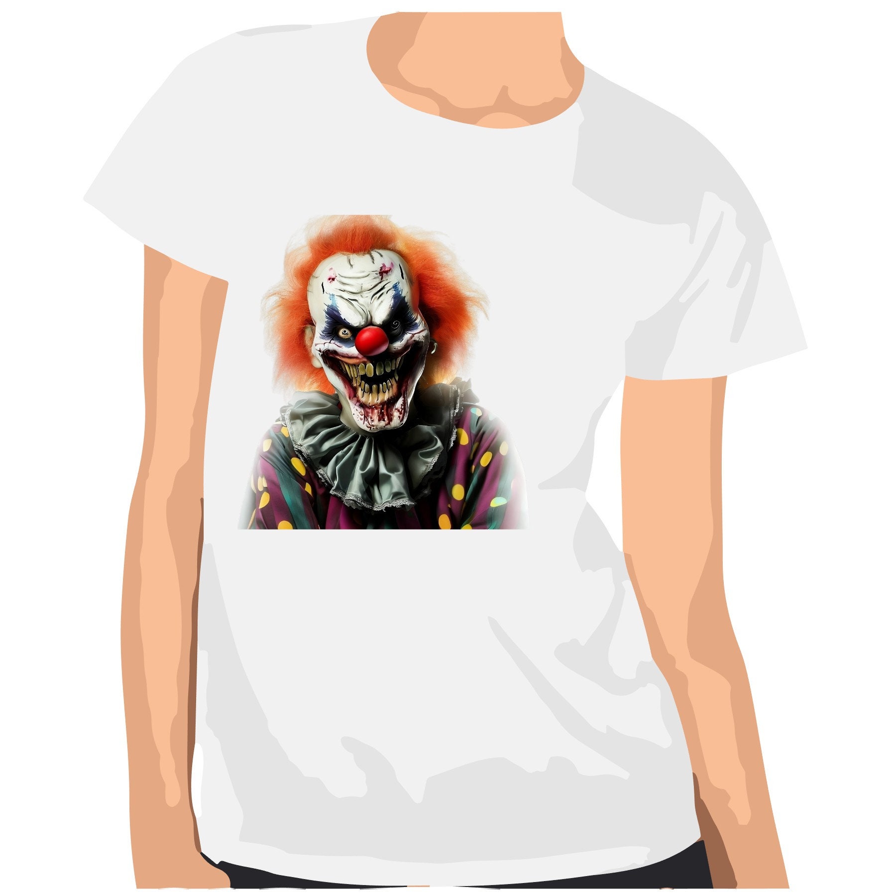 Nightmare Clown PNG, Diabolical Clown, Horror Clown, Creepy Clown ...