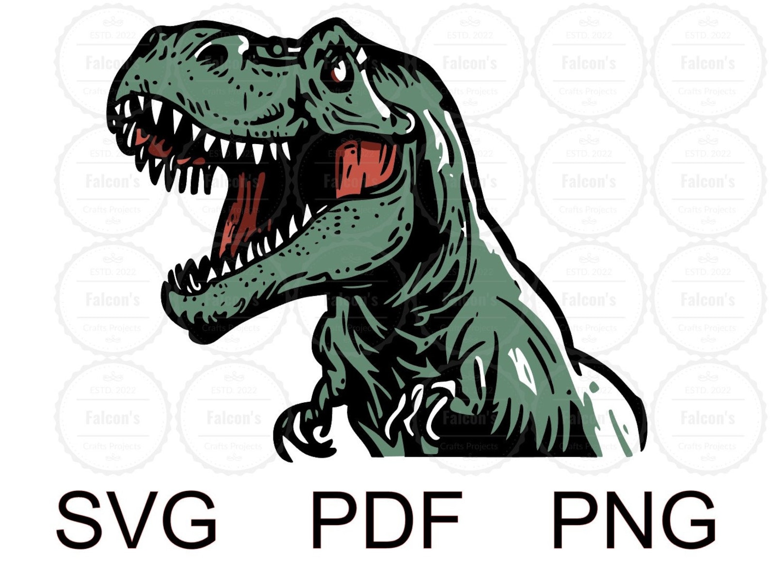 Tyrannosaurus SVG, T-rex PNG, Rex, Dinosaur, Layered, PDF, for Cricut ...