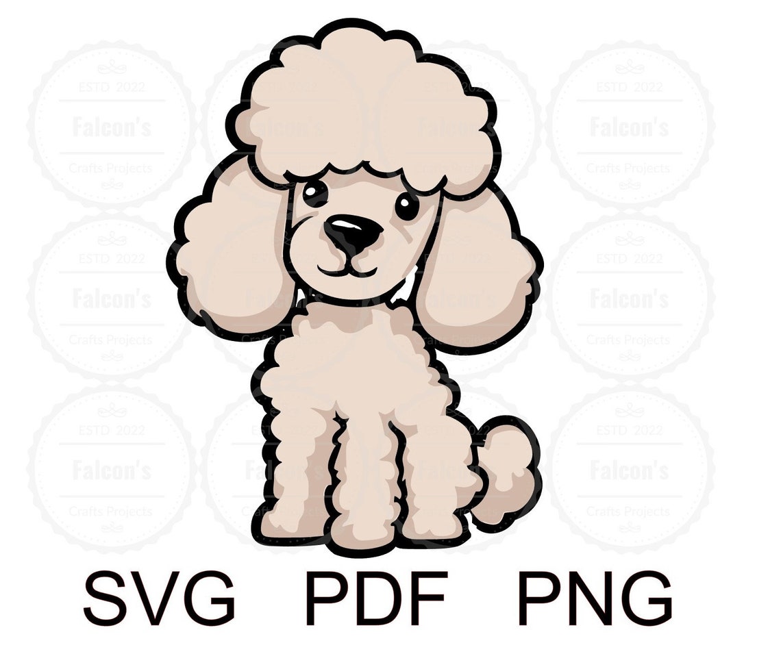 Poodle SVG, Poddle Dog SVG, Layered - PNG - Pdf- Vector -art - Cricut ...