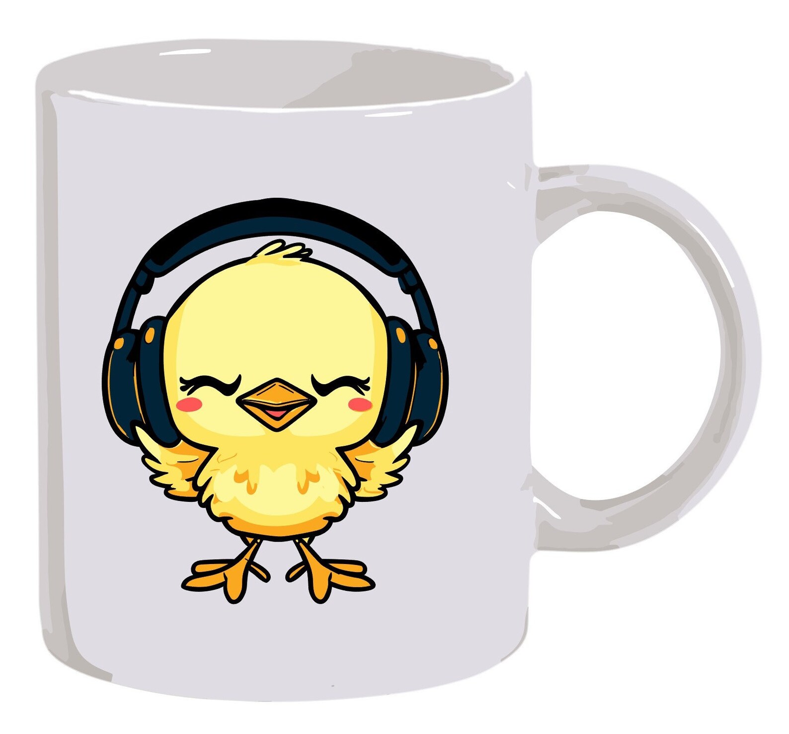 Pollito SVG, Pollito SVG, Pollo lindo SVG, Pollito con auriculares, En ...