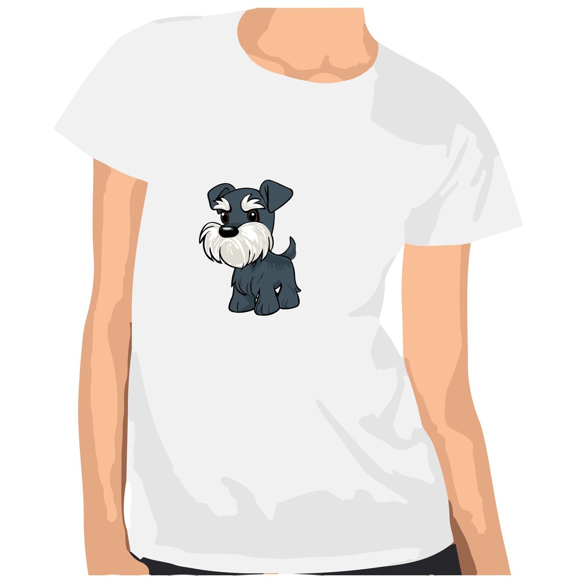 Schnauzer SVG, Schnauzer Dog SVG, Schnauzer Layered, Cute Schnauzer ...