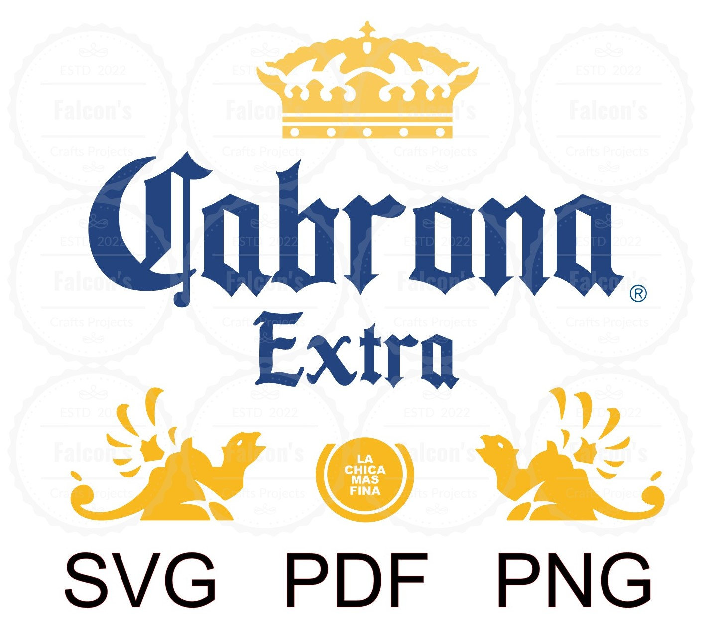 Cabrona SVG, Cabrona Extra SVG, La Chica Más Fina, PNG - Vector -art ...