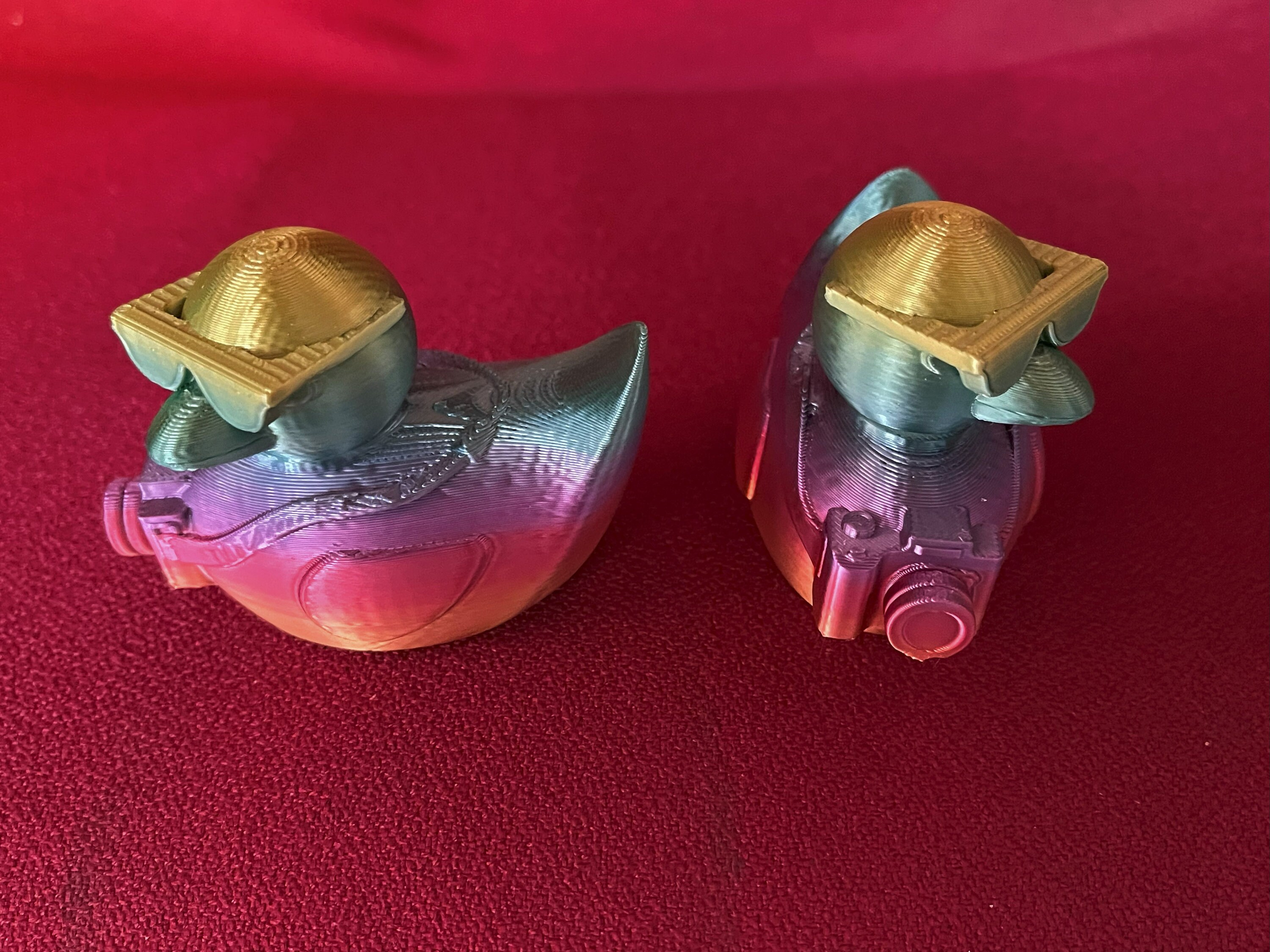 Cruise Ducks- Side Eye Ducks Multi Colored 3D Printed Can Be ...