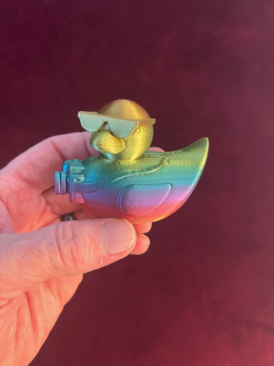 Cruise Ducks- Side Eye Ducks Multi Colored 3D Printed Can Be ...
