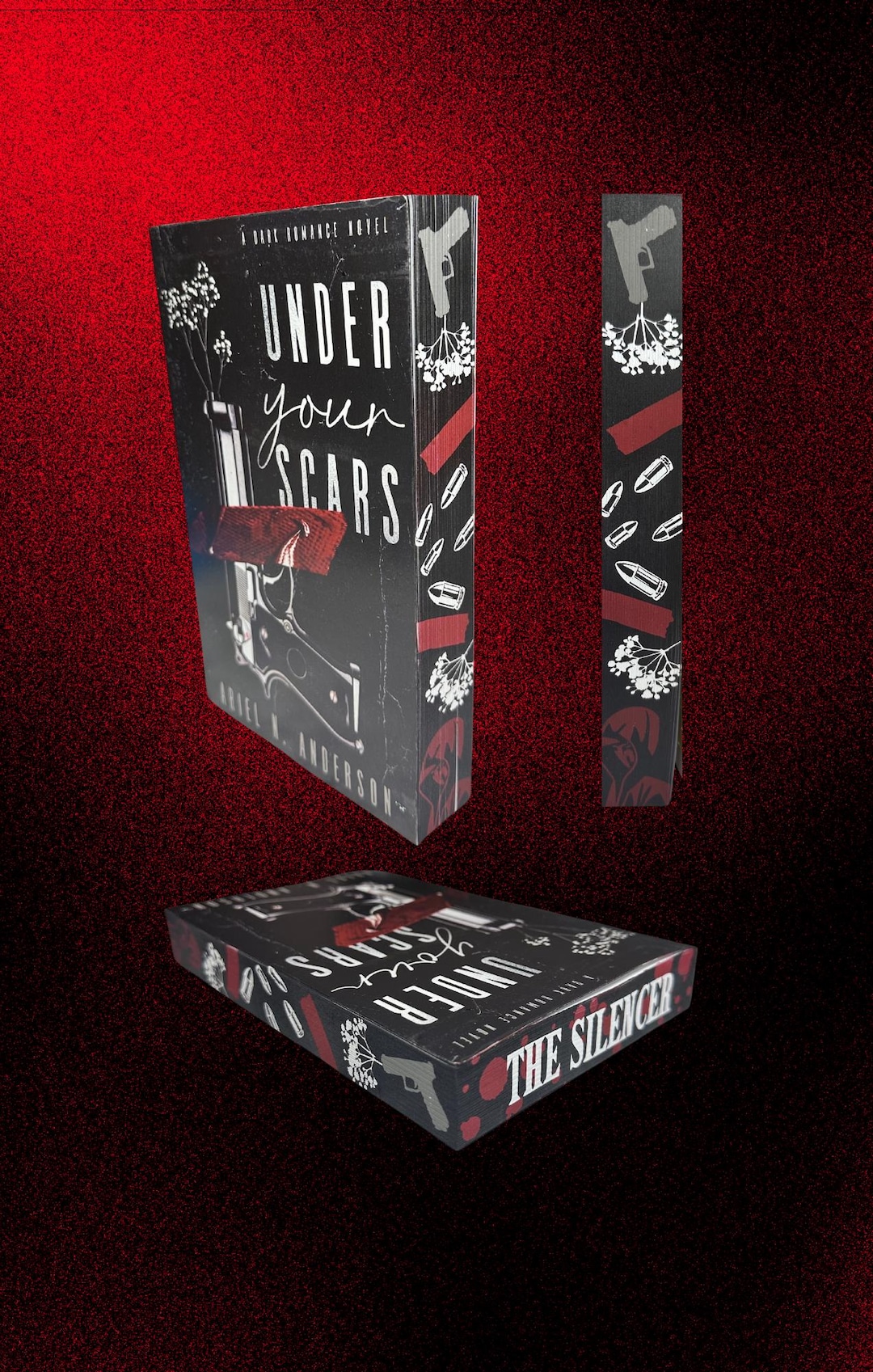 Under Your Scars | Ariel Anderson | Custom | Stenciled Edges Sprayed ...