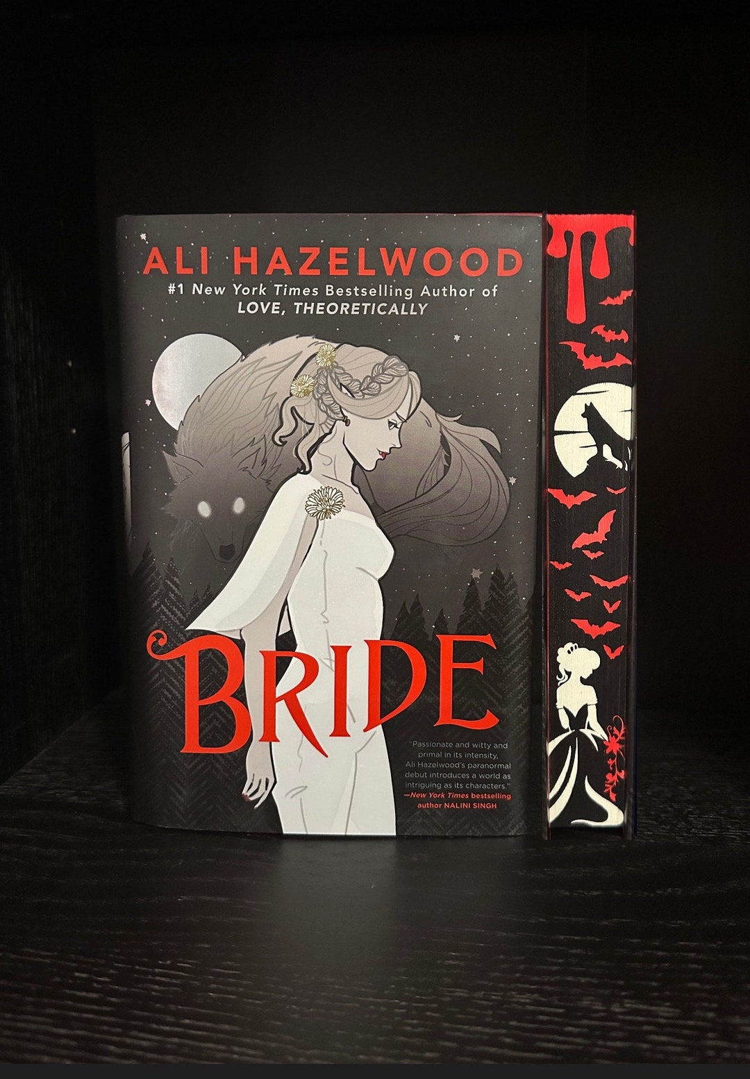 Bride | Custom | Stenciled Edges Sprayed Edges | - Etsy