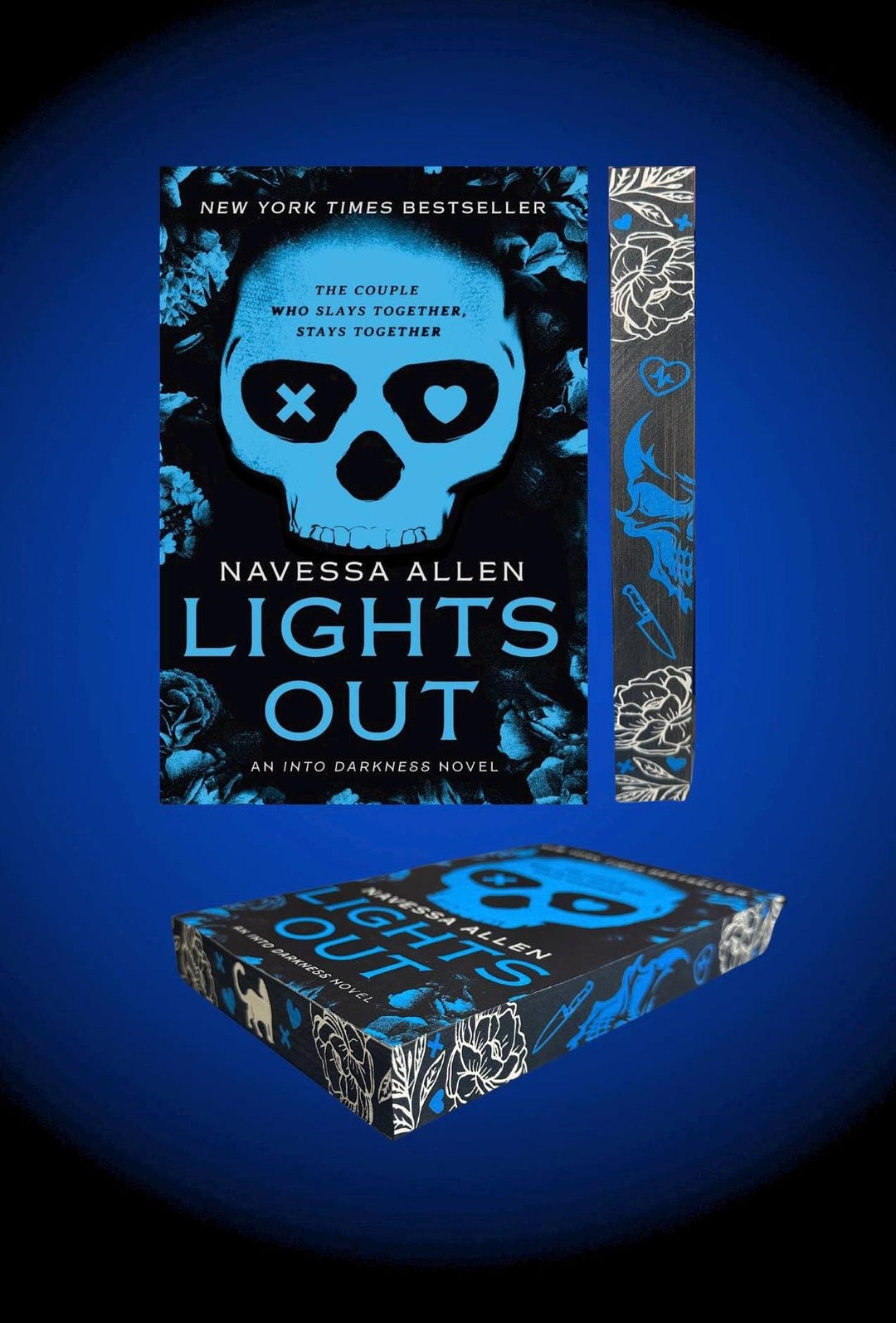 Lights Out | Navessa Allen | Custom | Stenciled Edges Sprayed Edges - Etsy