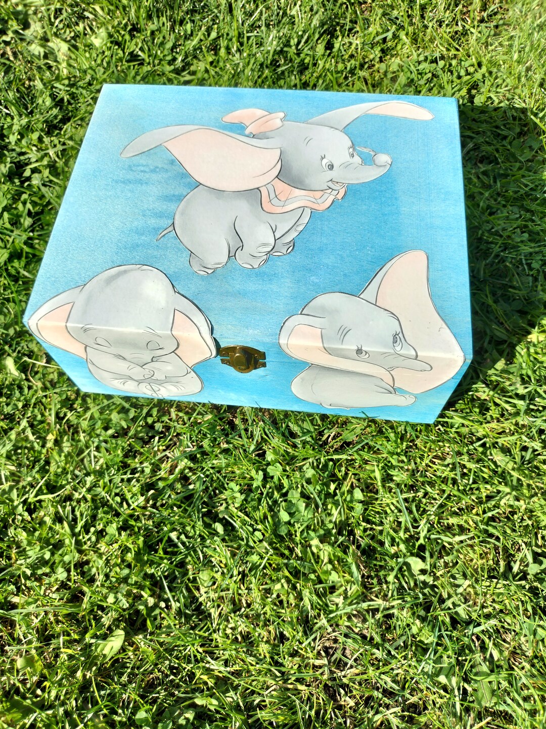 Dumbo Decoupaged Memory/storage/keepsake Box Can Be - Etsy