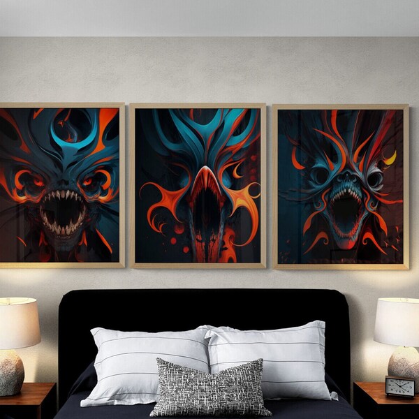 Abstract Horror - Etsy