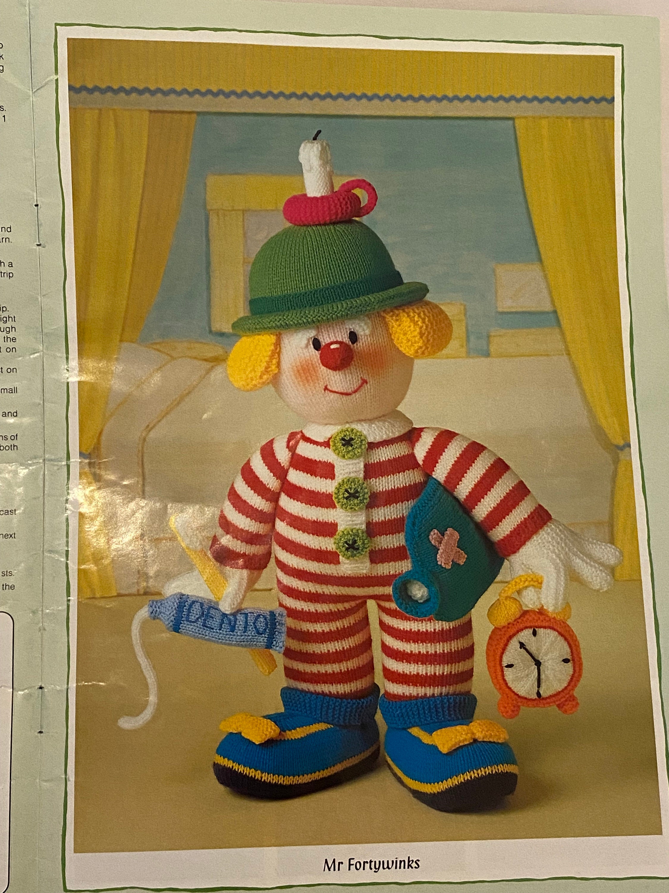 Jean Greenhowes Knitted Clown Patterns, the Red Nose Gang Knitting Doll ...