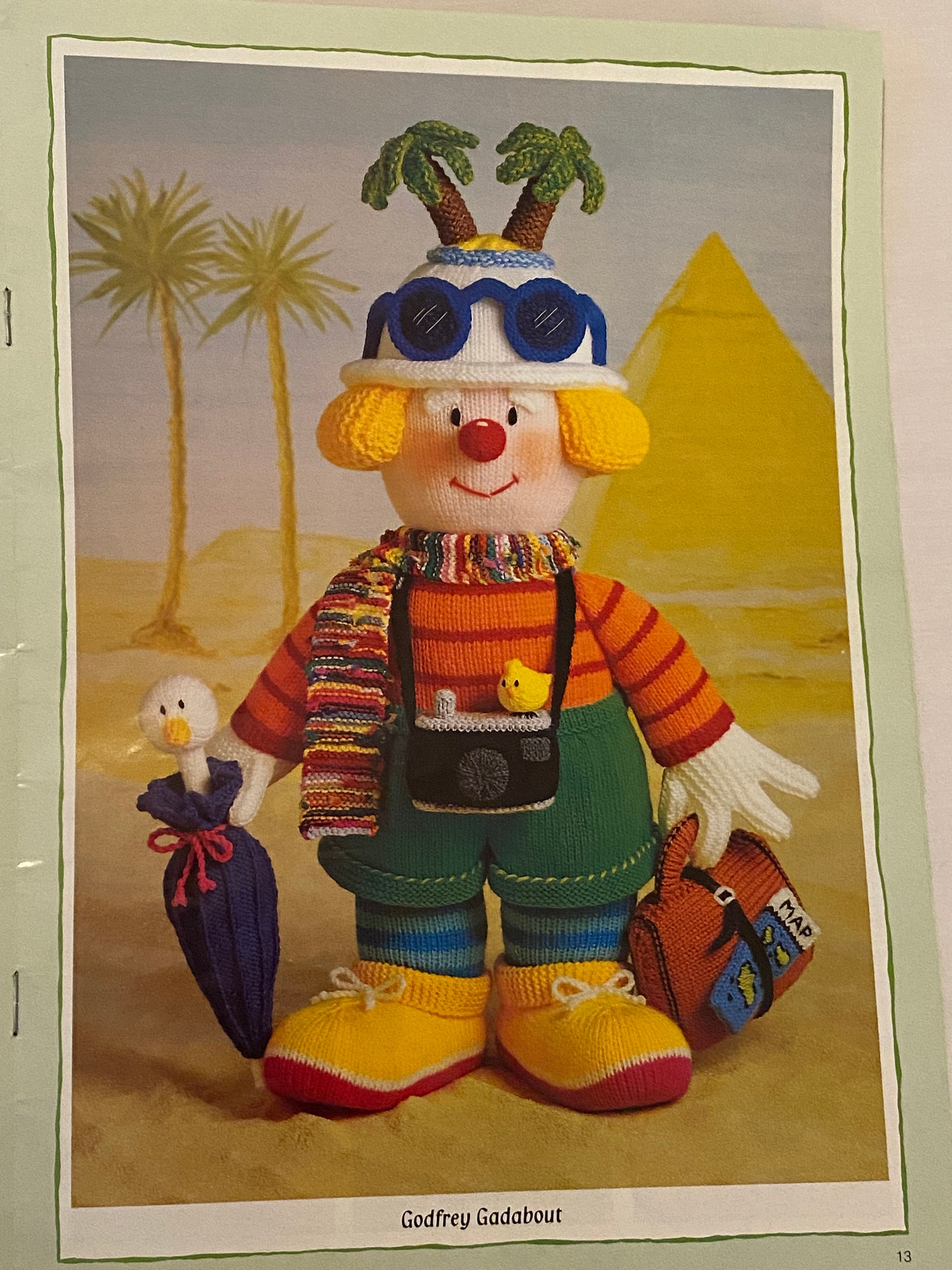 Jean Greenhowes Knitted Clown Patterns, the Red Nose Gang Knitting Doll ...